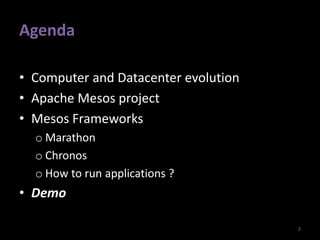 Cloud infrastructure on Apache Mesos | PPT