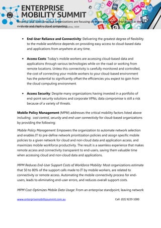 Enterprise Mobility Management (EMM) | PDF