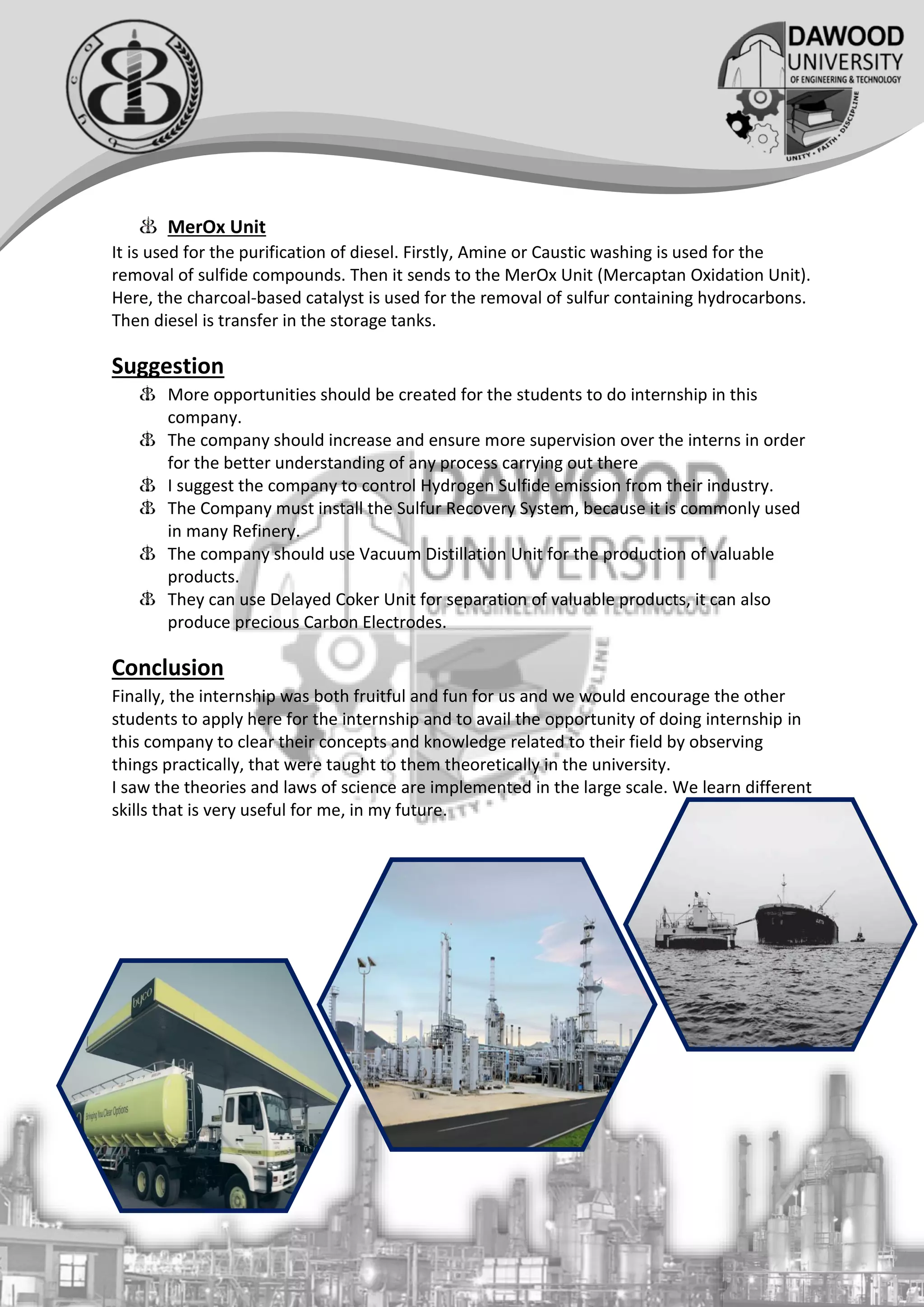 Report of Byco Petroleum | PDF