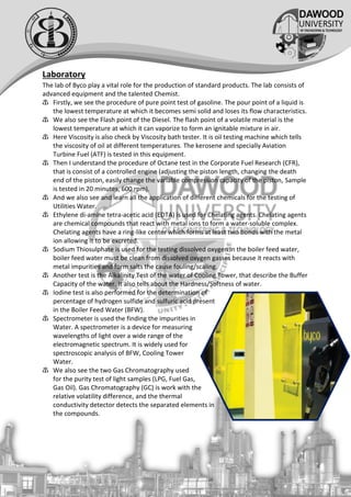 Report of Byco Petroleum | PDF