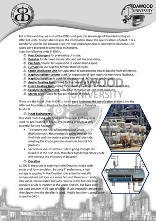 Report of Byco Petroleum | PDF