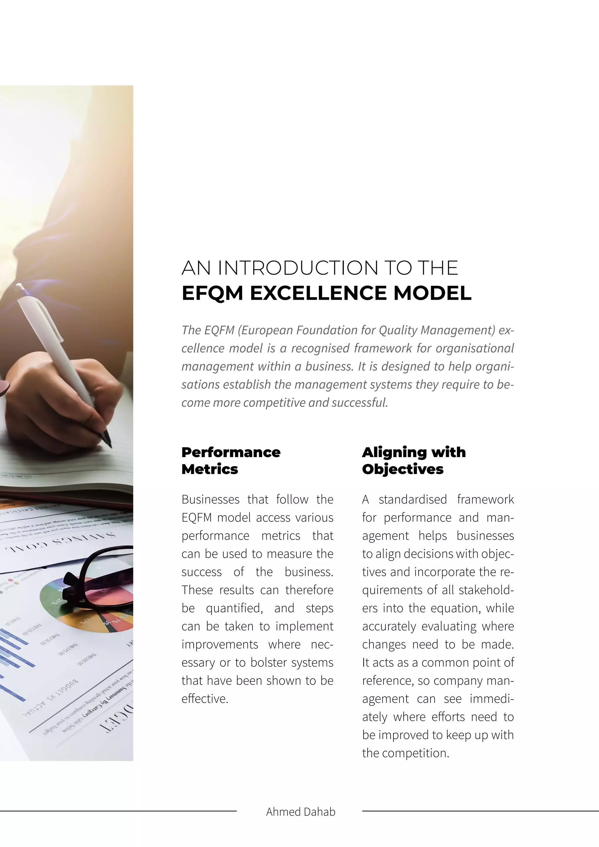 An Introduction to the EFQM Excellence Model | PDF | Business | Business and Finance