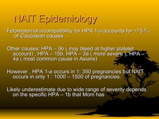 Ahmed elmelhat neonatal thrombocytopenia | PPT