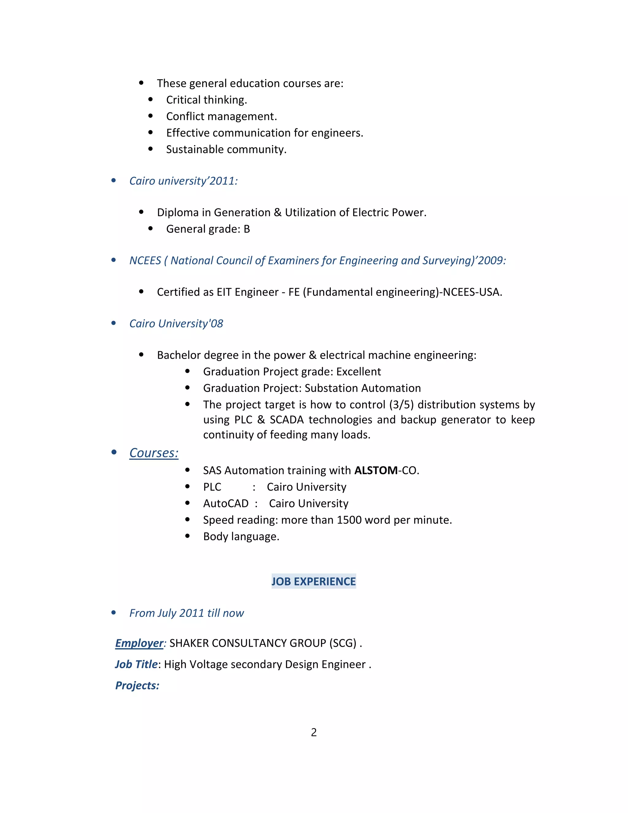 Ahmed elsayed'cv | PDF