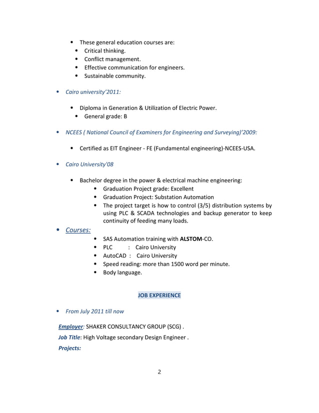 Ahmed elsayed'cv | PDF