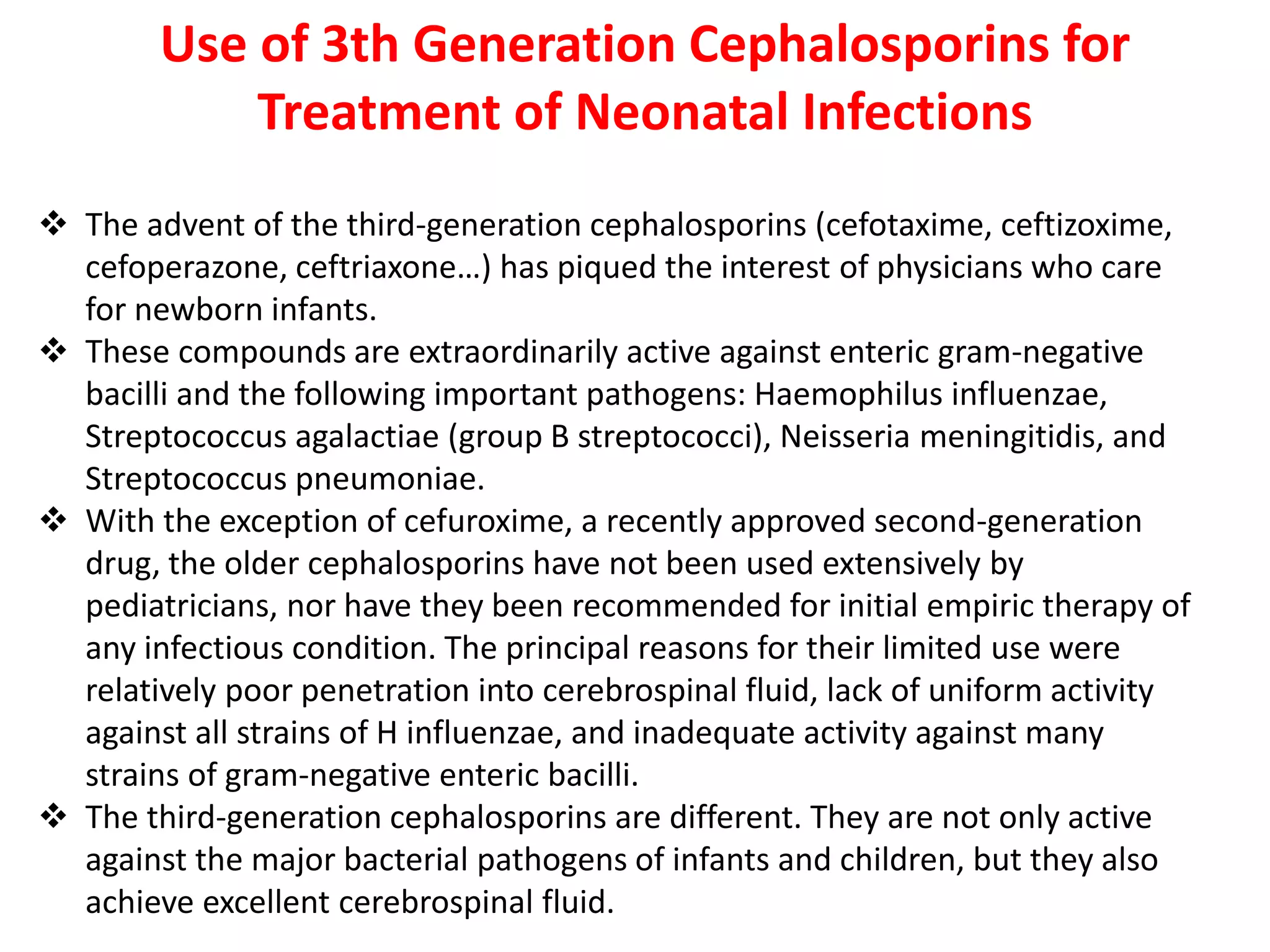 Third generation cephalosporins | PDF