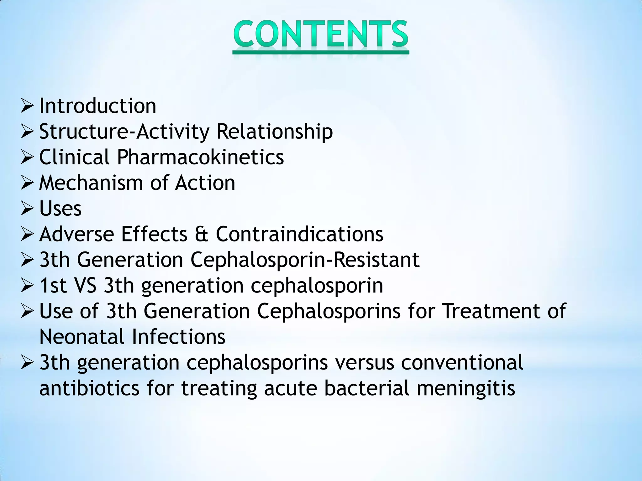 Third generation cephalosporins | PDF
