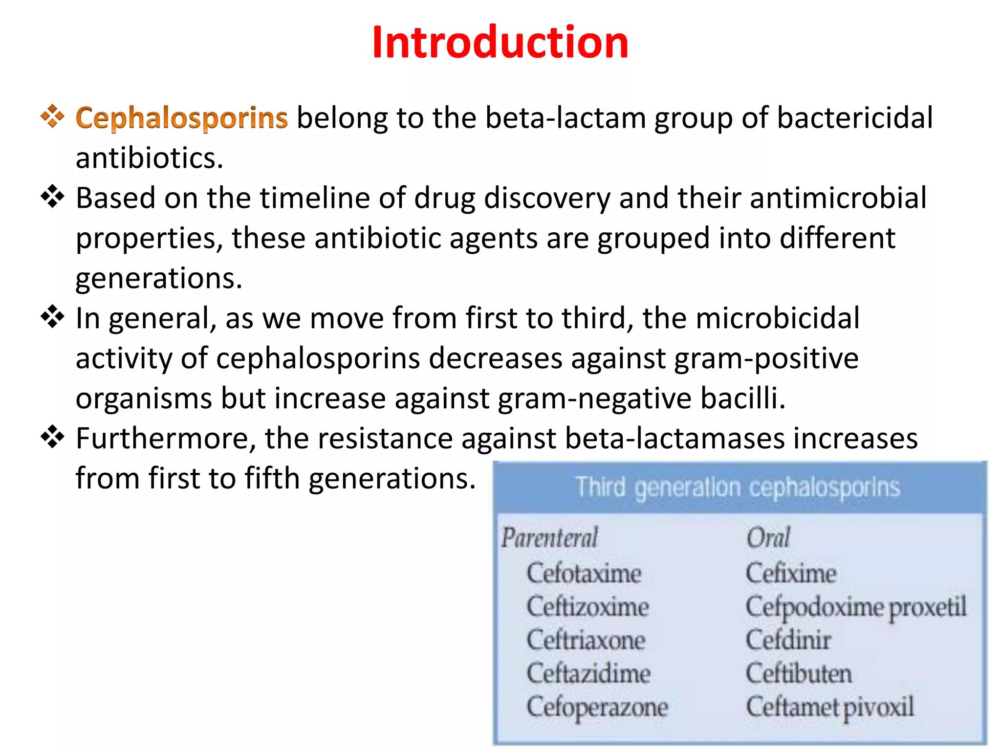 Third generation cephalosporins | PDF