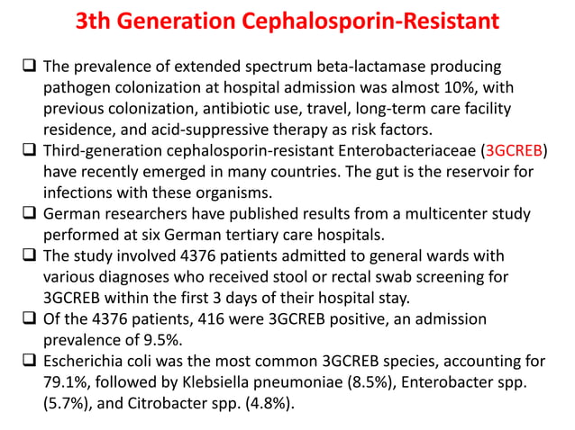 Third generation cephalosporins | PDF