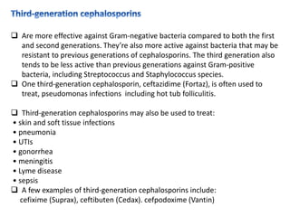 Third generation cephalosporins | PDF