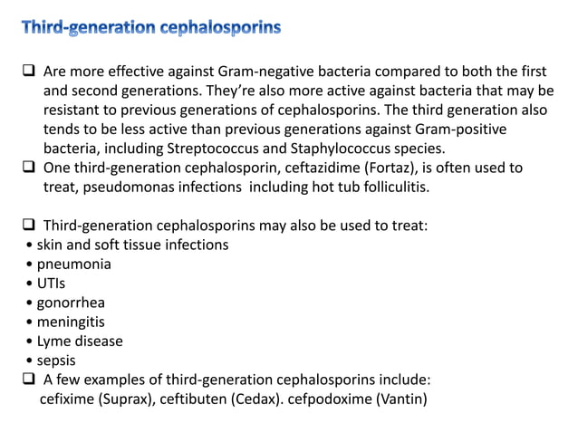 Third generation cephalosporins | PDF