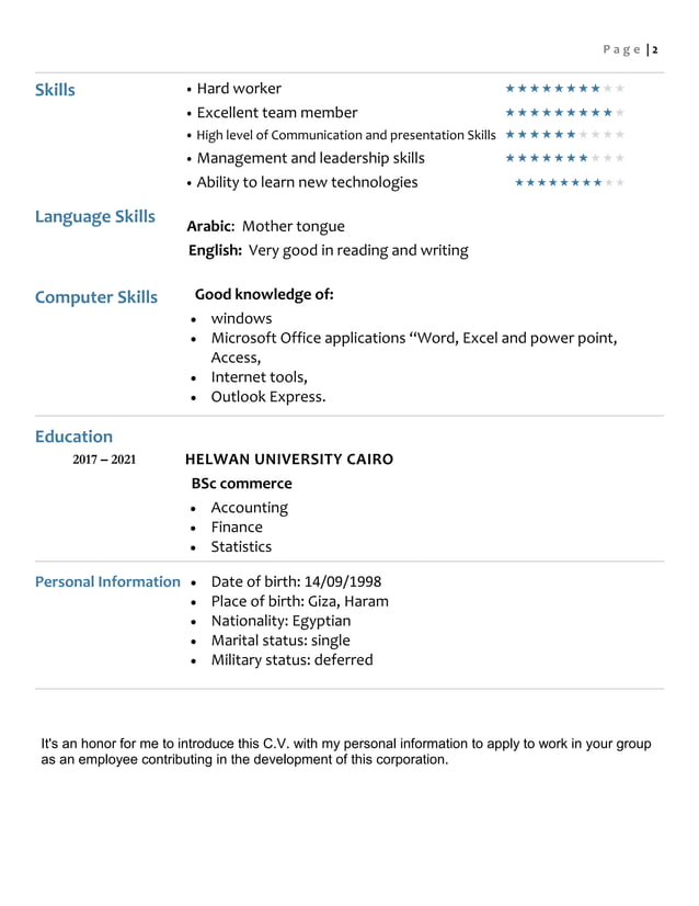 Ahmed Essam CV | PDF
