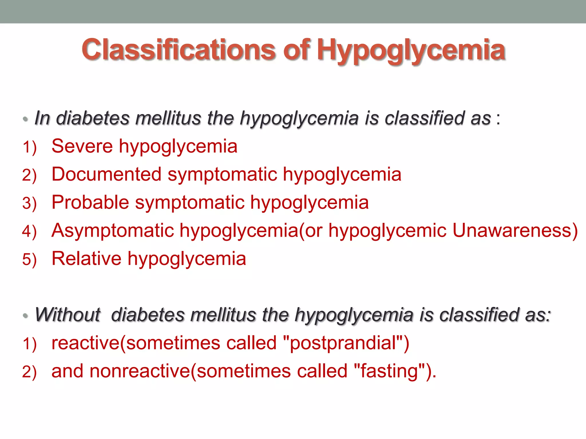 hypoglycemia | PPTX