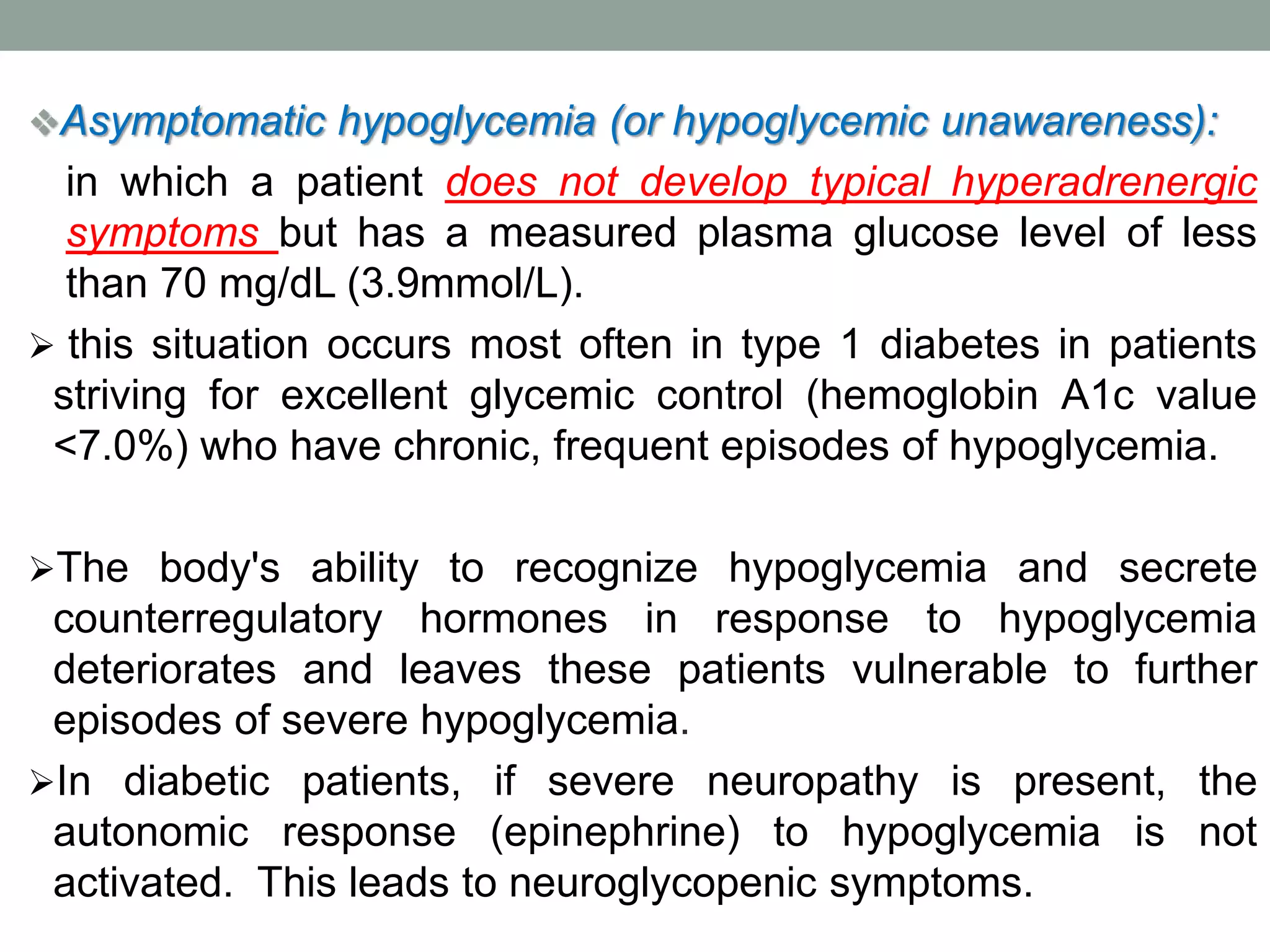 hypoglycemia | PPTX