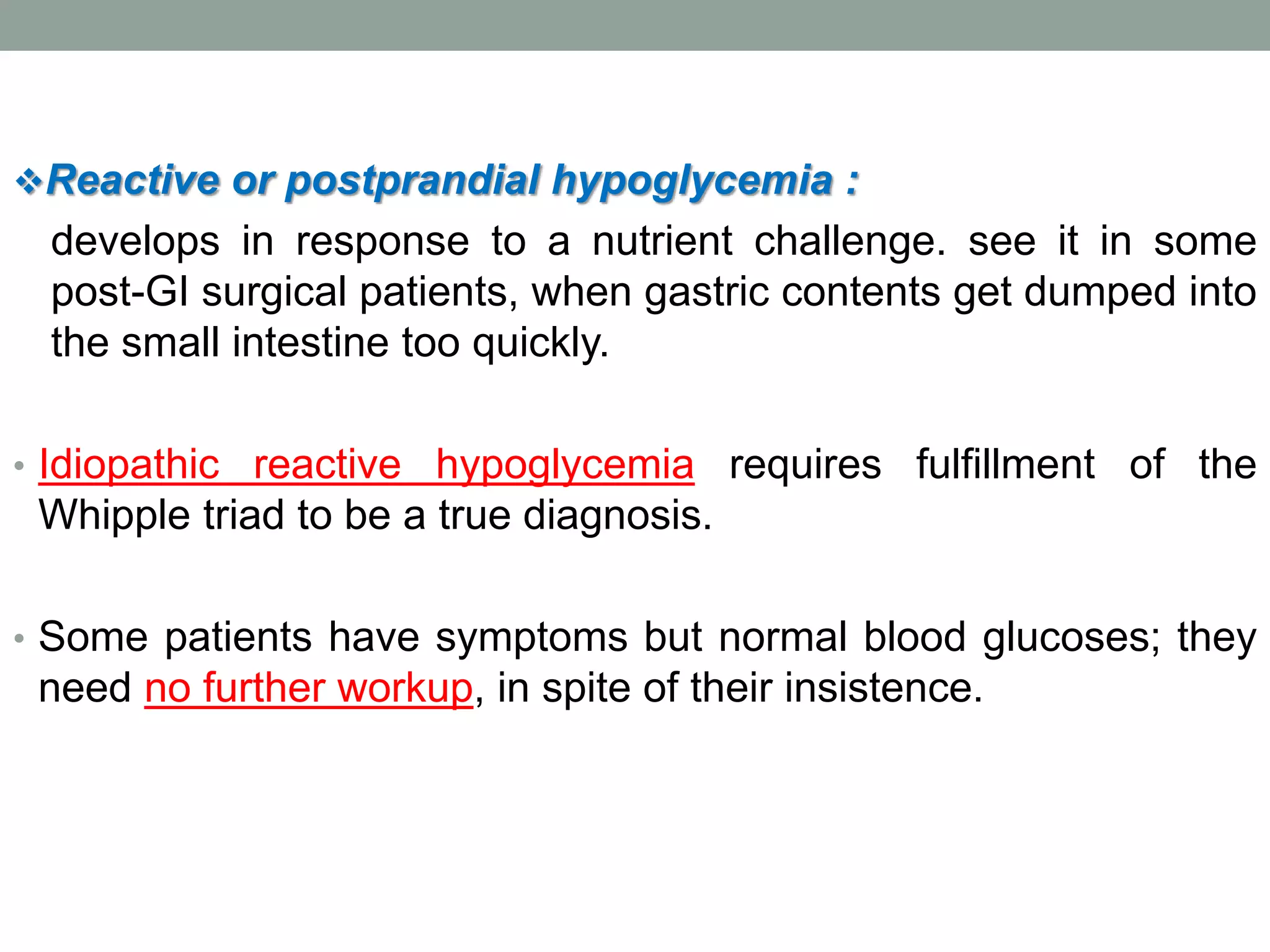 hypoglycemia | PPTX