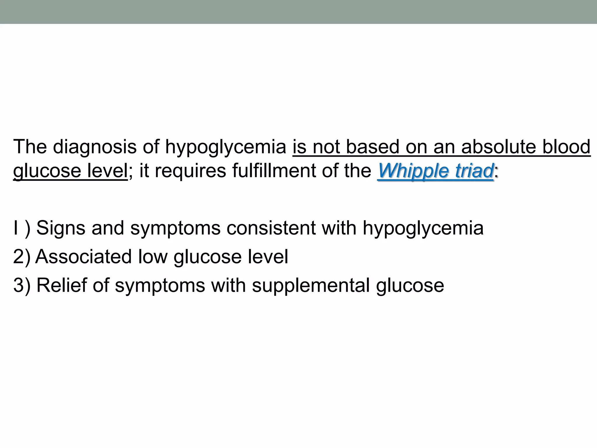 hypoglycemia | PPTX