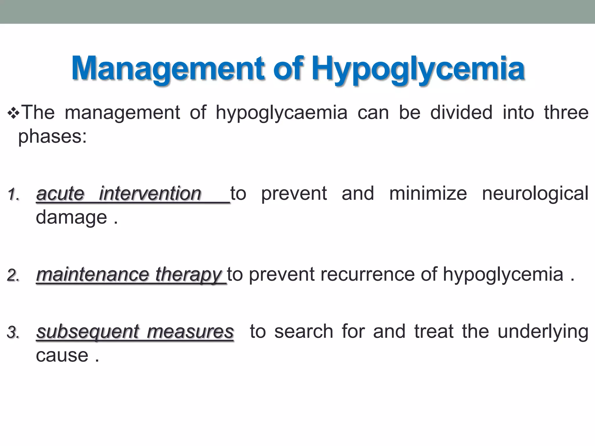 hypoglycemia | PPTX