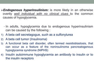 hypoglycemia | PPTX