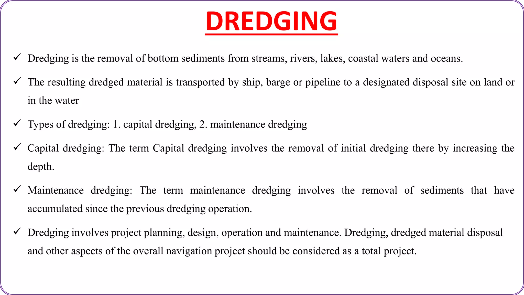 DREDGING | PPTX