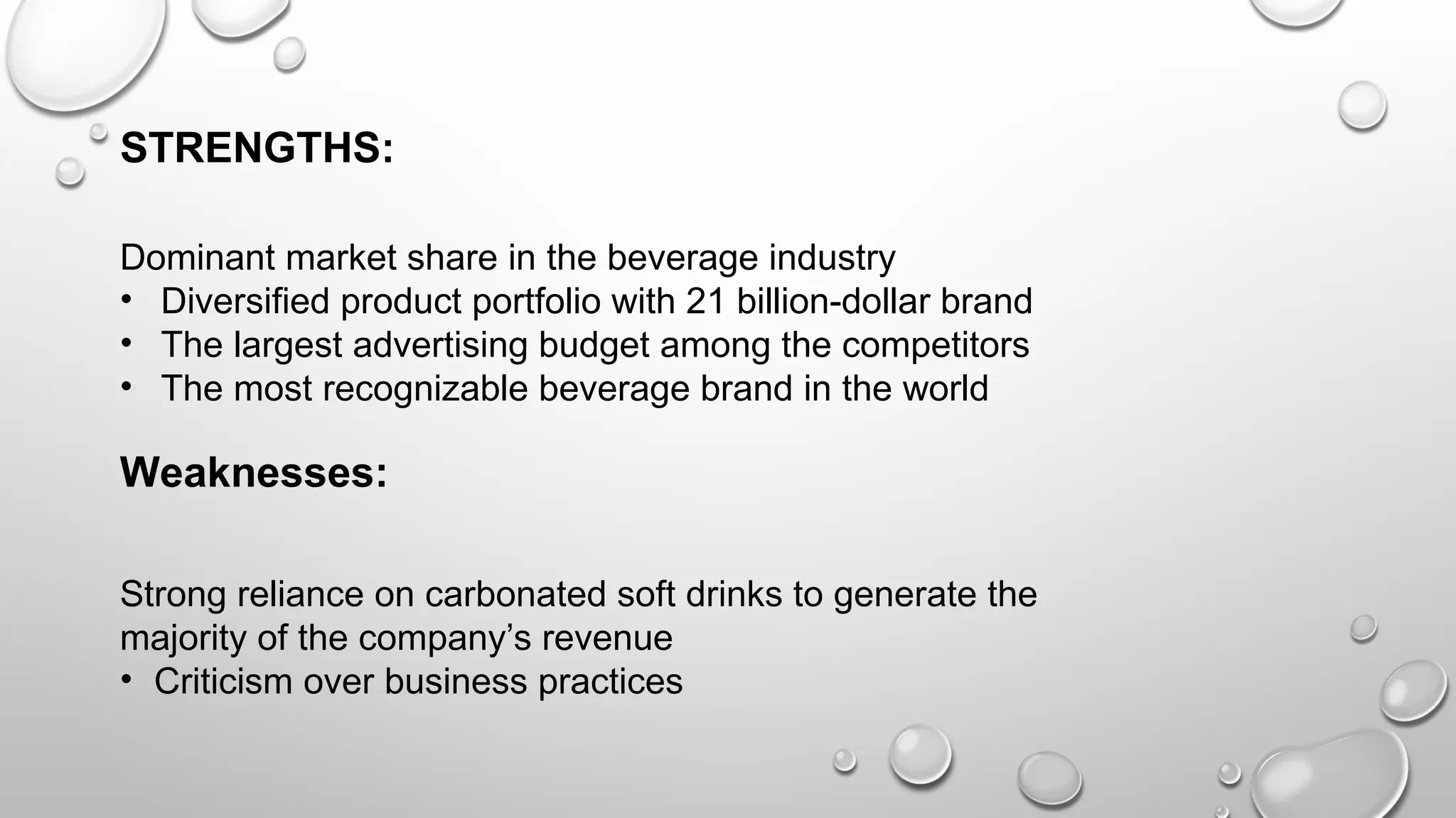 Coca cola introduction history and current situation | PPTX