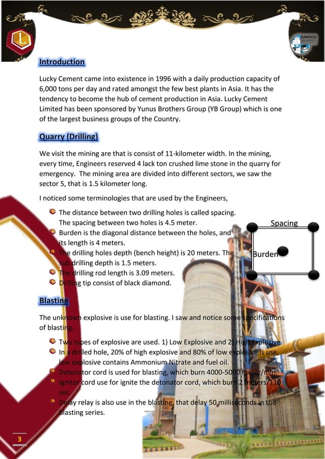 Cement Processing Report | PDF