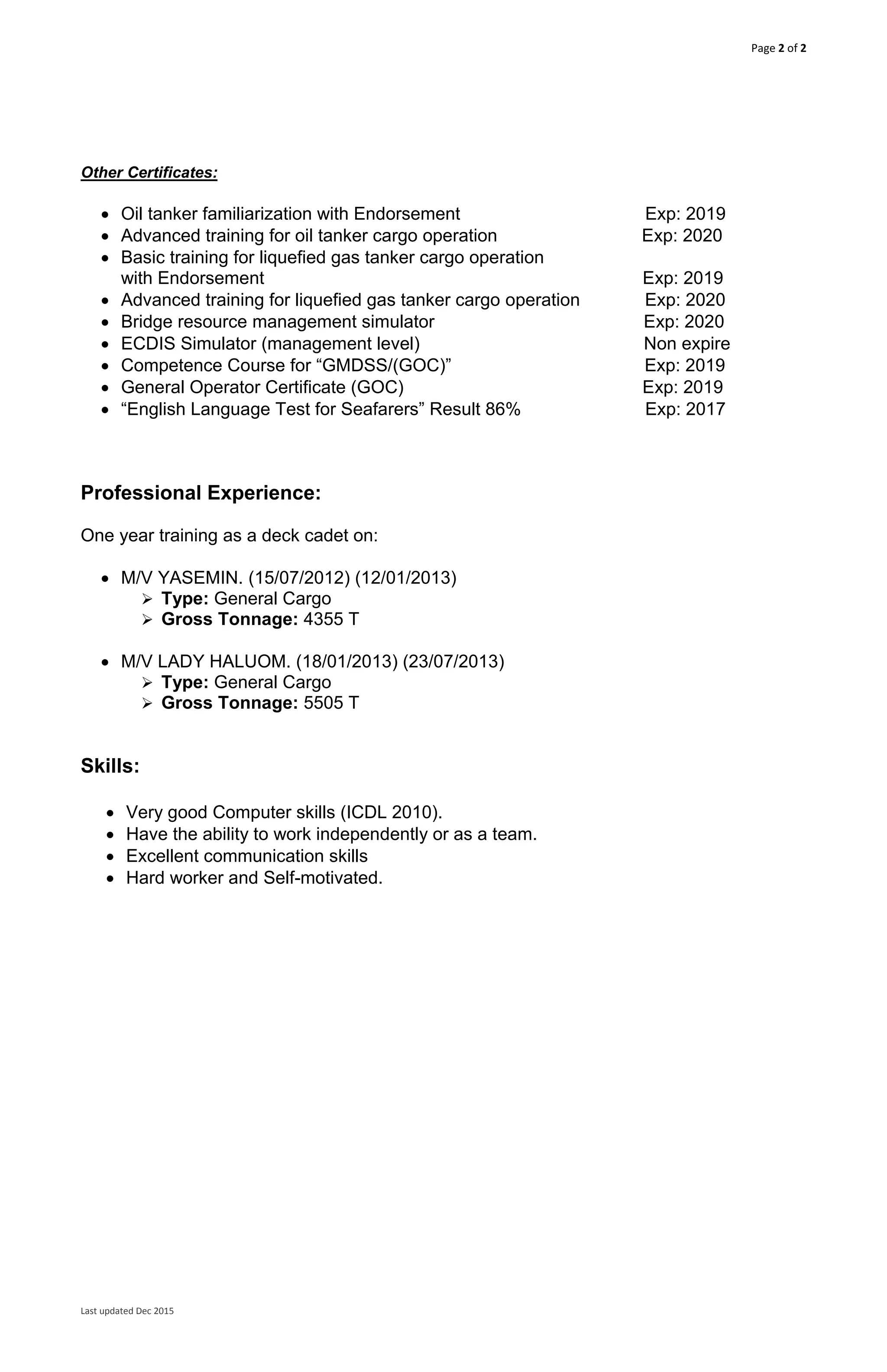 Ahmed mohamed cv | PDF