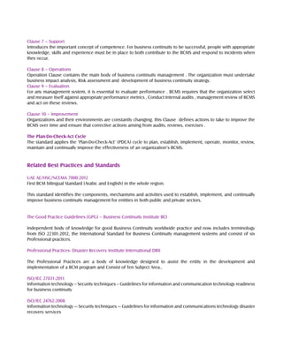 Business Continuity Management System ISO 22301:2012 An Overview | PDF