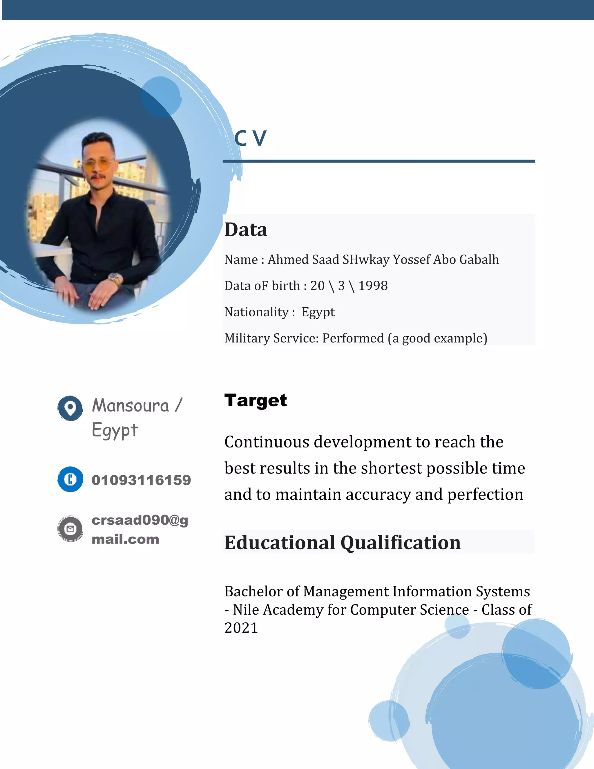 ( AHMED SAAD ) CV.docx