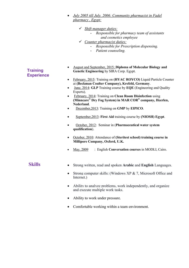 Ahmed saber cv | PDF