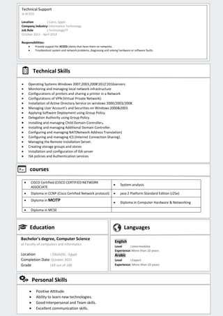 Ahmed Saber CV | PDF