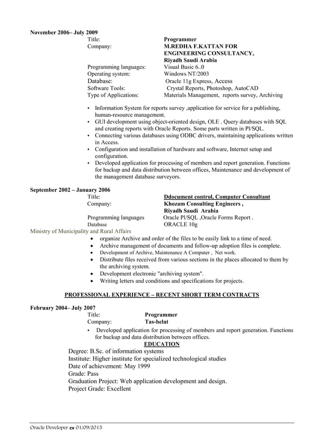 oracle developer | PDF | Databases | Computer Software and Applications