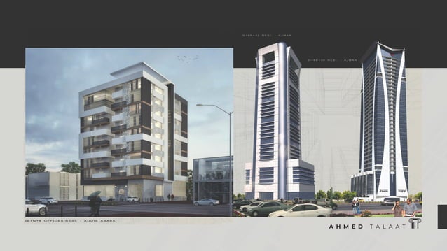 AHMED TALAAT ARCHITECTURE PORTFOLIO .pdf | Civil Engineering Industry | Industries
