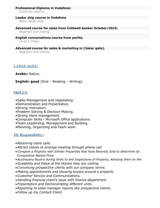 Ahmed Tarek CV | PDF