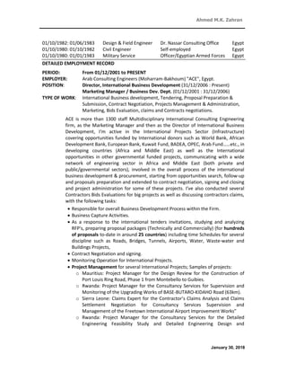 Ahmed Zahran CV | PDF