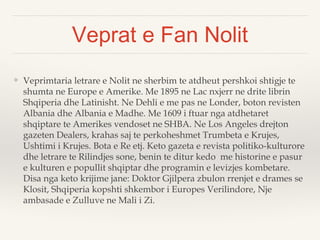 Ahmed Zogu vs Fan Noli | PPT