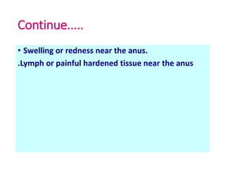 Adult health nursing anorectal abscess ppt | PPTX