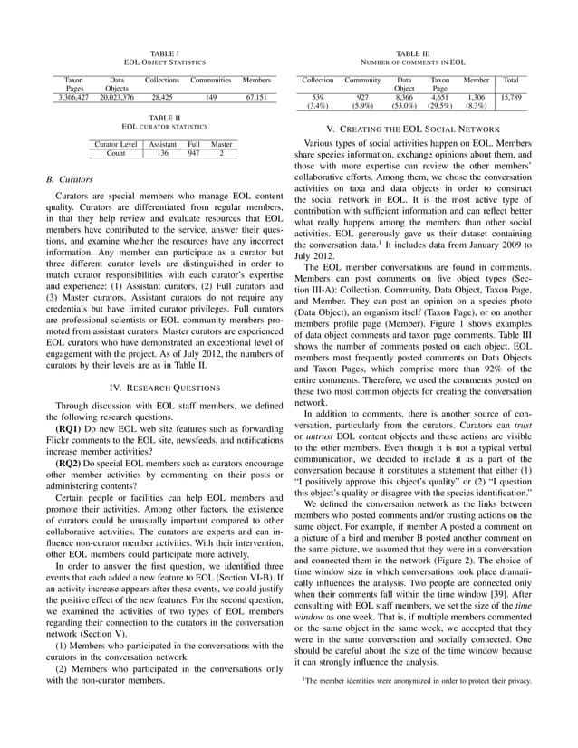 Visually Exploring Social Participation in Encyclopedia of Life | PDF