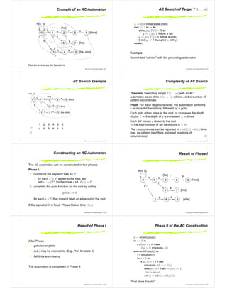 Aho corasick-lecture | PDF