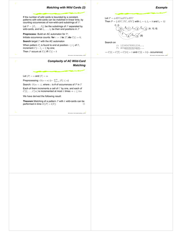 Aho corasick-lecture | PDF