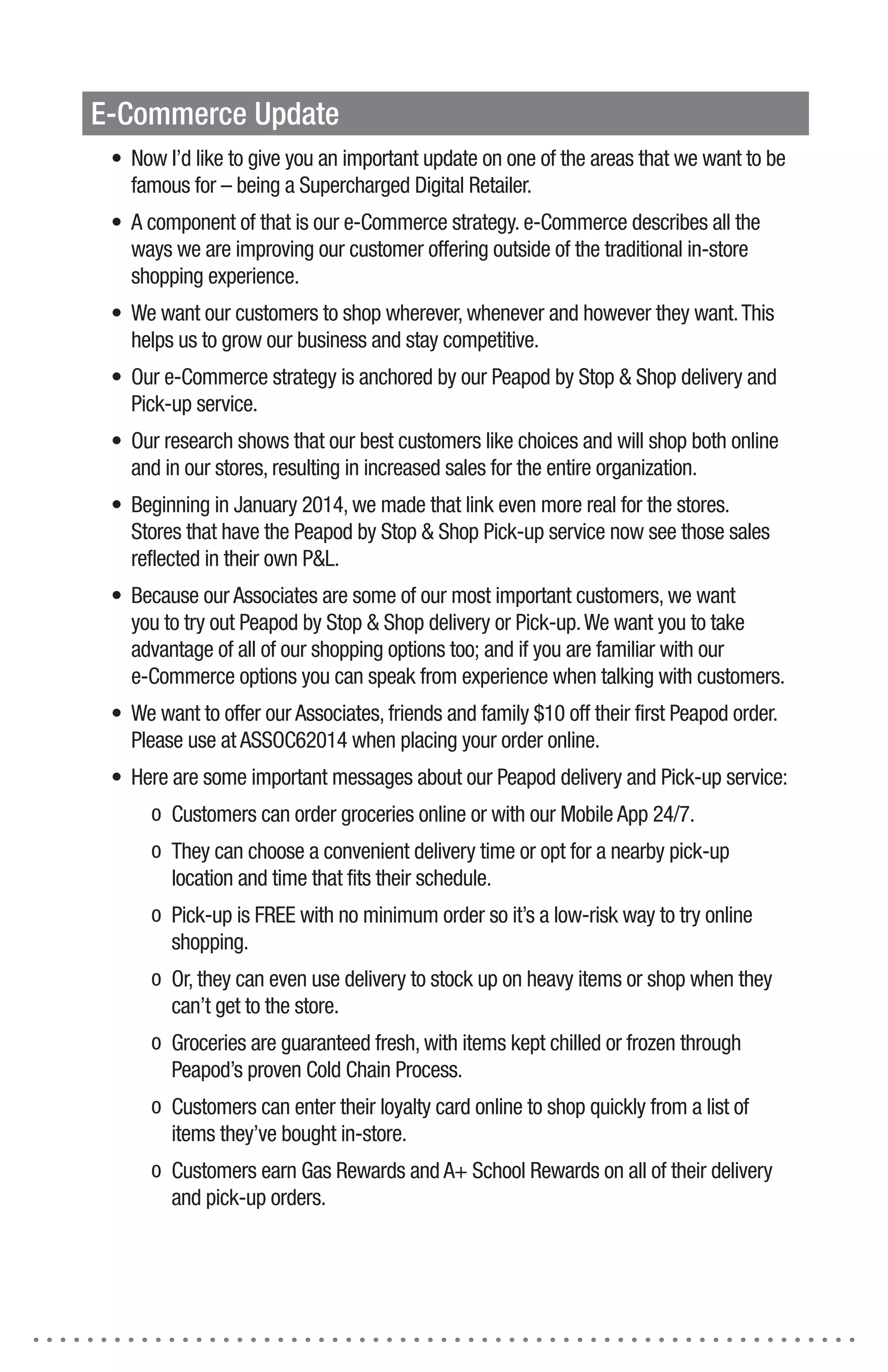 Ahold Stop & Shop Brochure | PDF