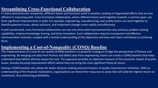 A Holistic Approach to Yield Improvement in the Semiconductor ...