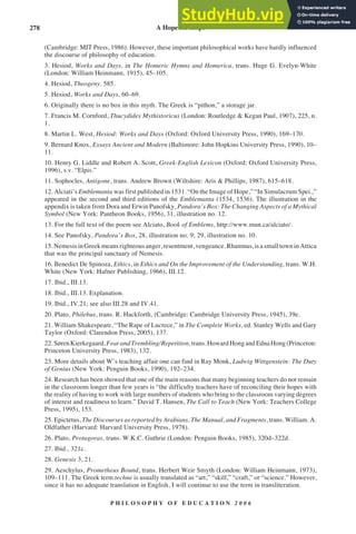 A Hope For Hope The Role Of Hope In Education | PDF