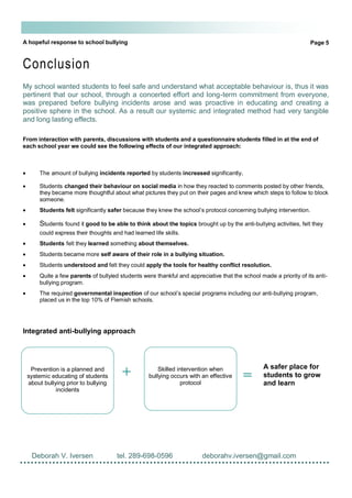 A hopeful response to school bullying | PDF