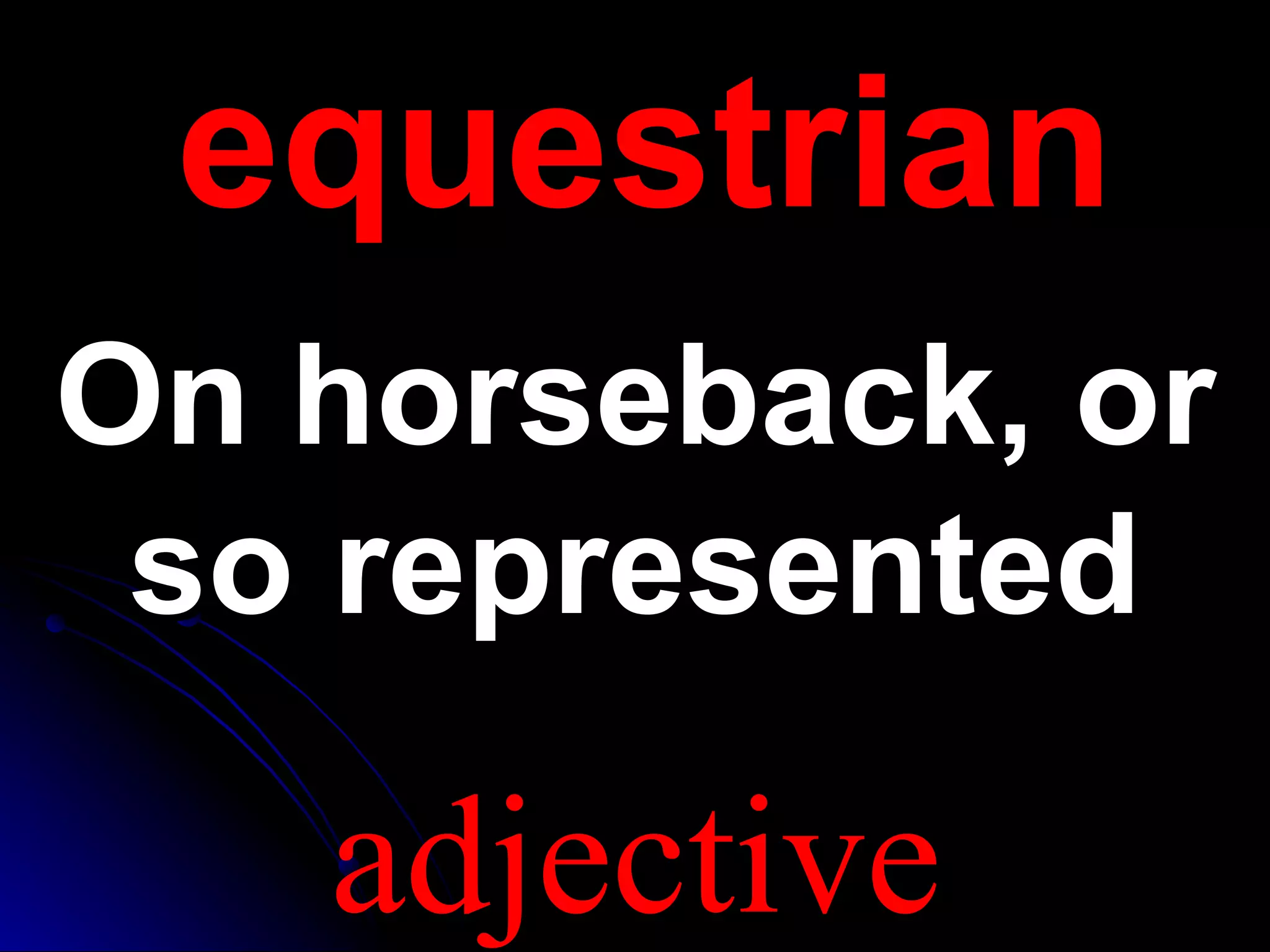 A horseman in the sky | PPT