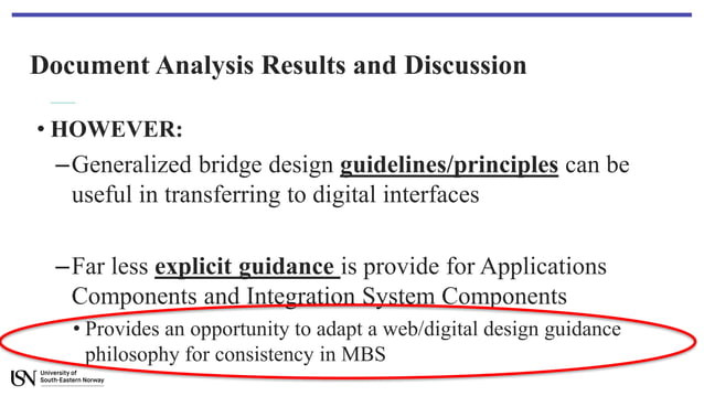 DMD 2019 - Bridge Work Environment Design and Approval | PPT
