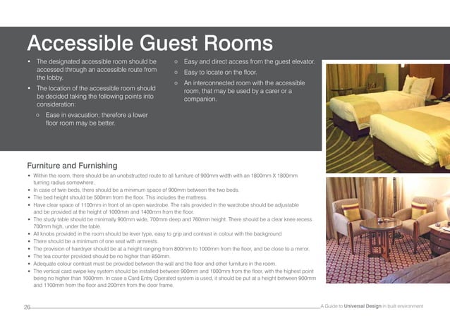A Hotelier's Guide to Universal Design by AccessAbility | PDF