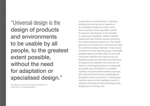 A Hotelier's Guide to Universal Design by AccessAbility | PDF