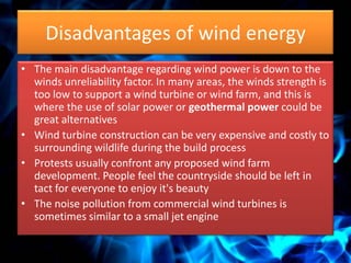Wind and wave energy | PPTX