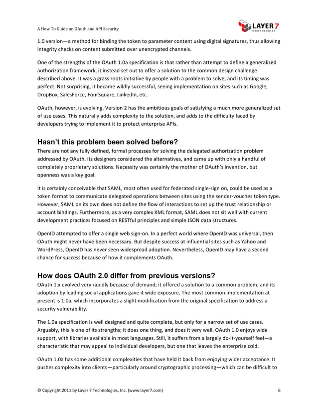 A How To Guide To Oauth And Api Security Pdf