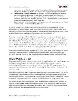 A How-to Guide to OAuth & API Security | PDF